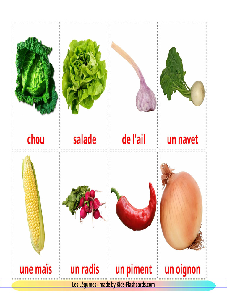 Les Légumes 8 a4 | PDF