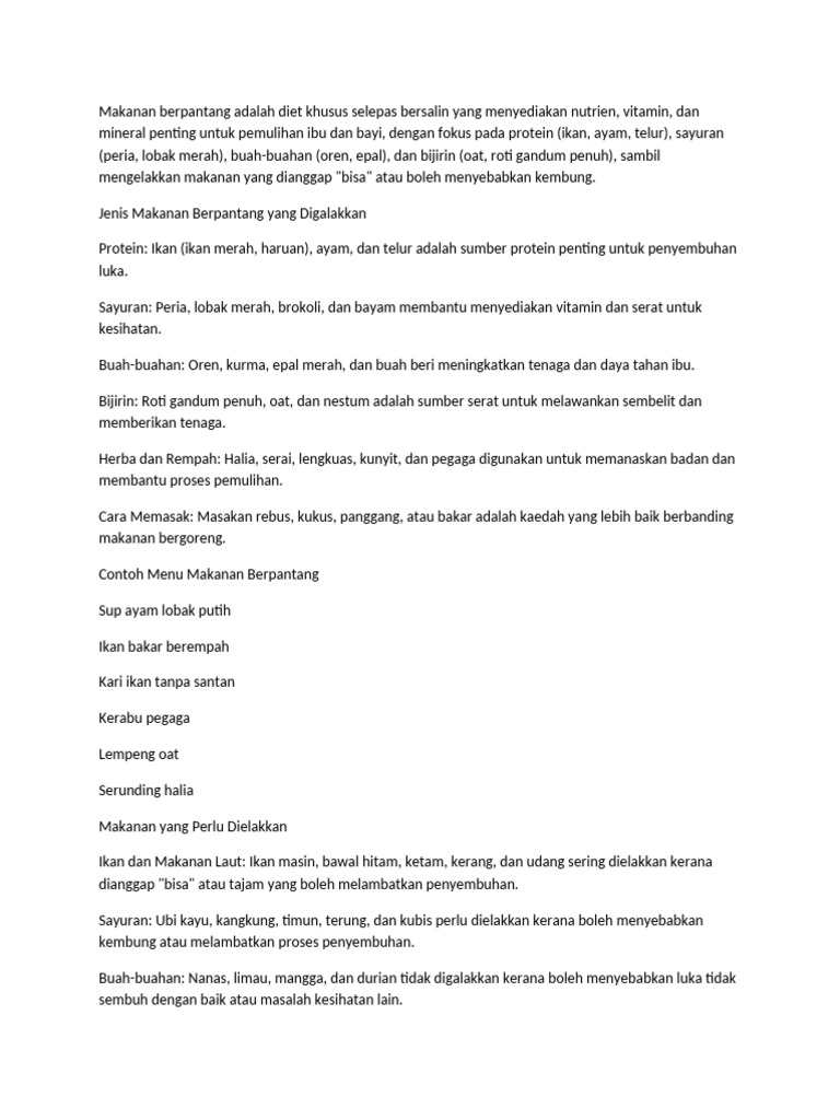 Makanan Berpant-WPS Office | PDF