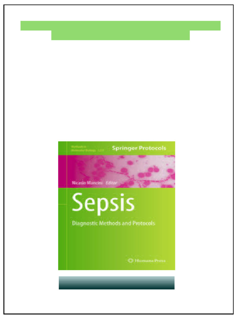 Sepsis Diagnostic Methods and Protocols 1st Edition Nicasio Mancini ...