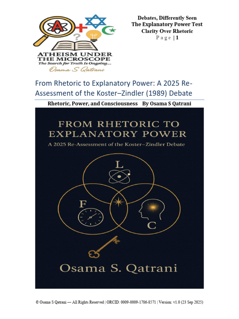 From Rhetoric To Explanatory Power: A 2025 Re-Assessment of The Koster ...