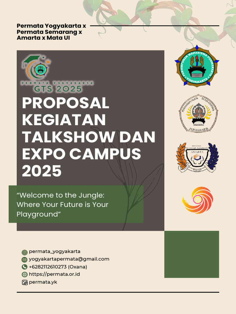 Talkshow dan Expo Campus 2025 | PDF