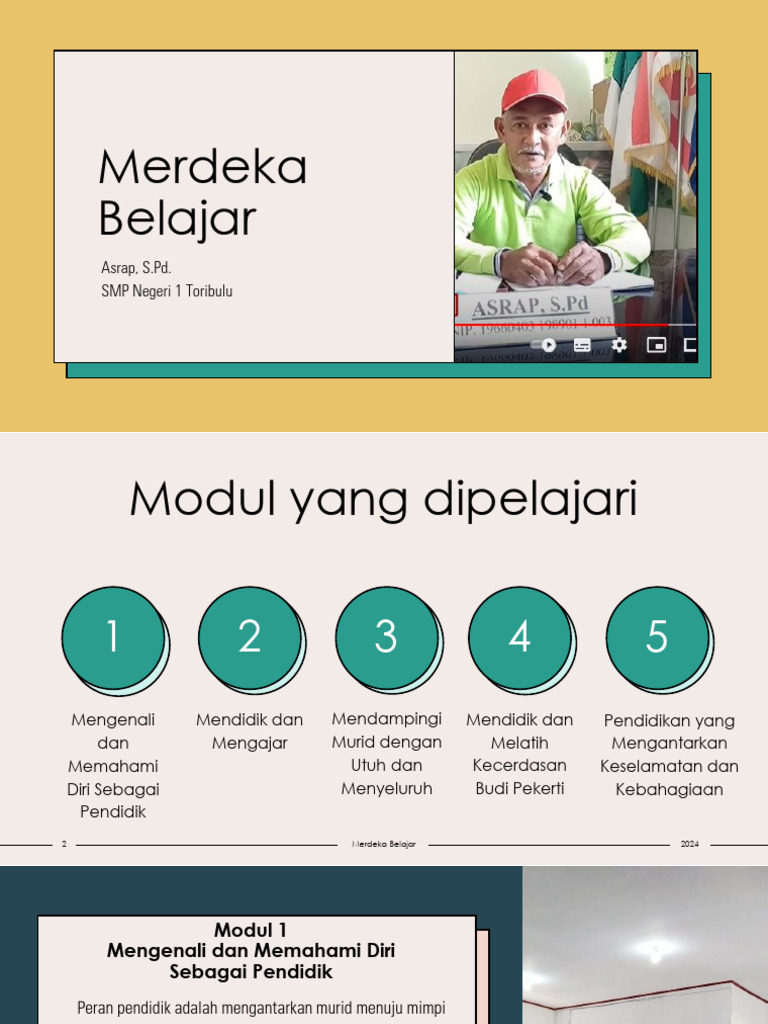 Modul Merdeka Belajar 2024 untuk Pendidik | PDF