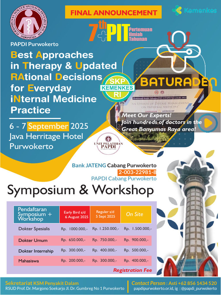 Final Flyer PIT PAPDI VII Purwokerto 2025 | PDF