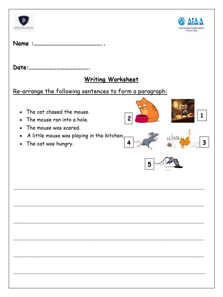 Writing Grade 2 Worksheet | PDF