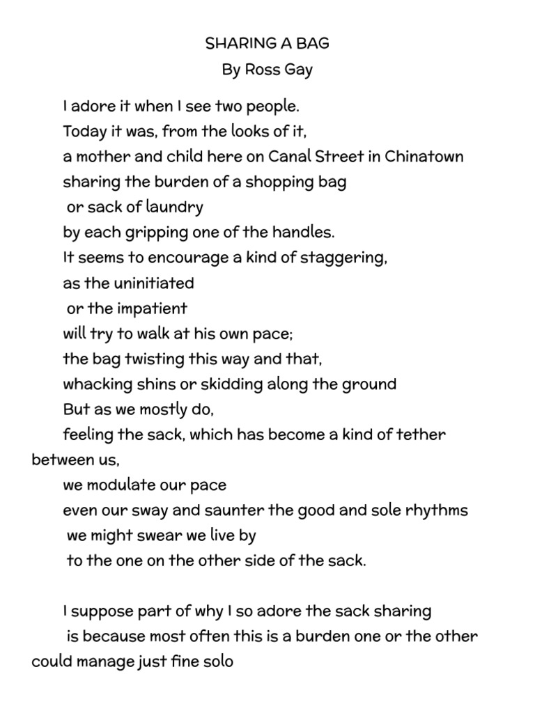 The Joy of Sharing a Burden | PDF