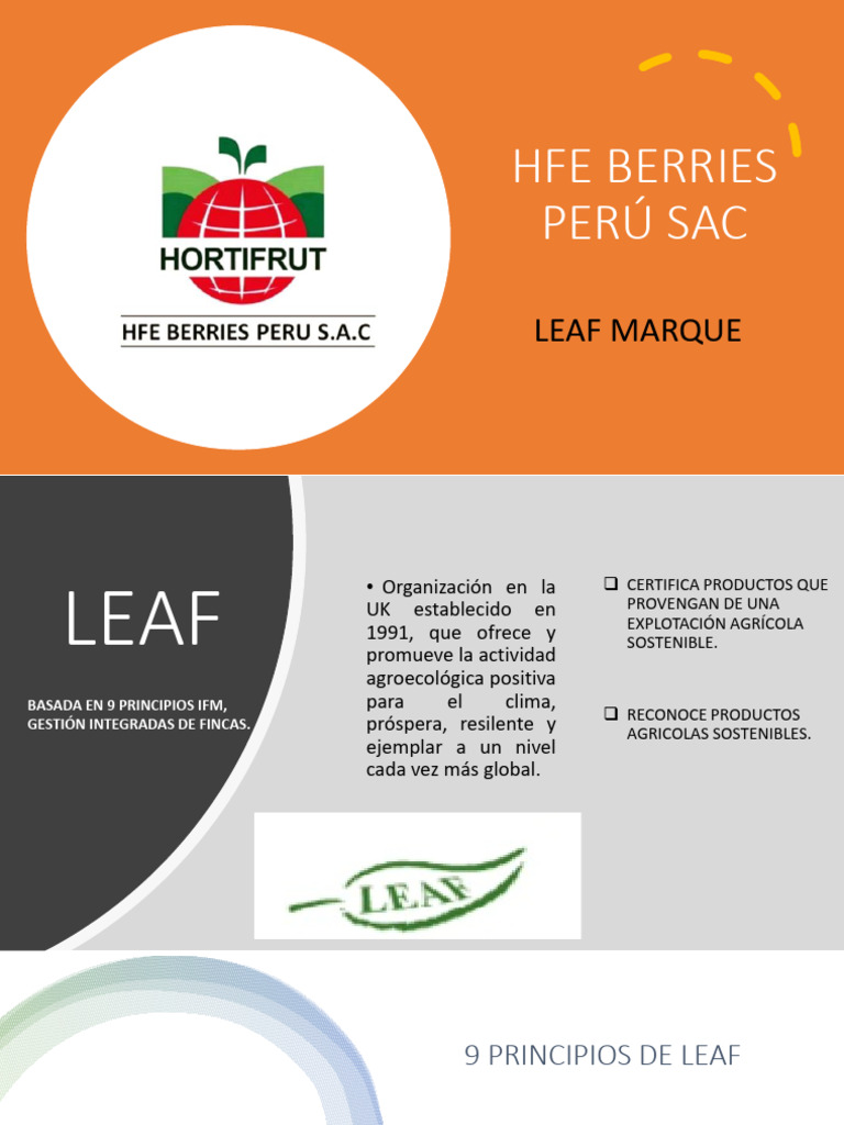 Leaf Marque Certificación | PDF | Sustentabilidad | Pesticida