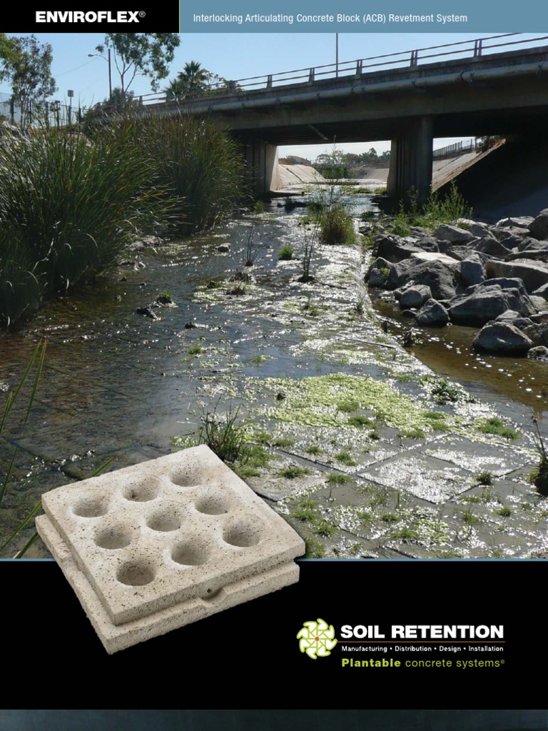 Enviroflex - Interlocking Articulating Concrete Block (ACB) | PDF ...