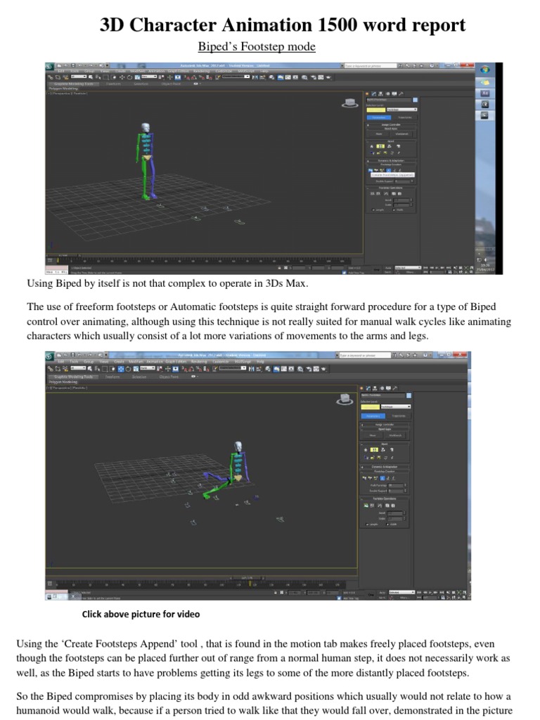 3D Animation 1500 Word Report | PDF | Animation | Autodesk 3ds Max