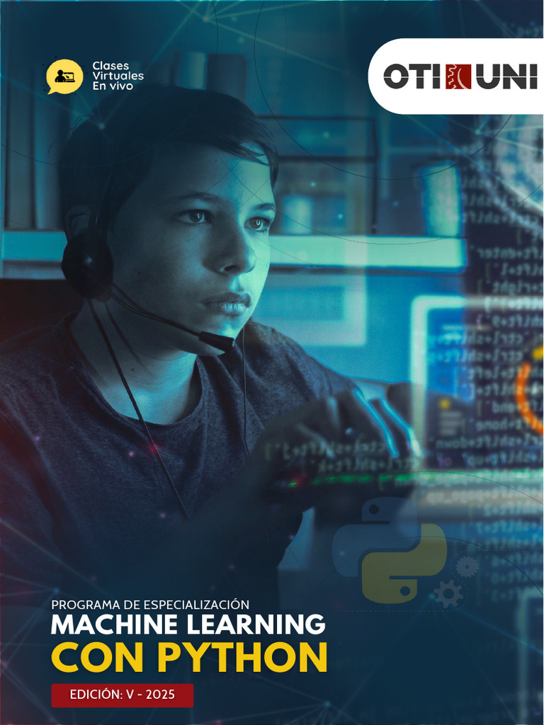 PDE Machine Learning Con Python PDF | PDF | Aprendizaje automático | Ciencias de la Computación