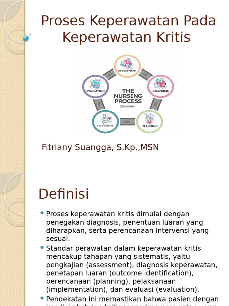 Proses Keperawatan Pada Keperawatan Kritis | PDF