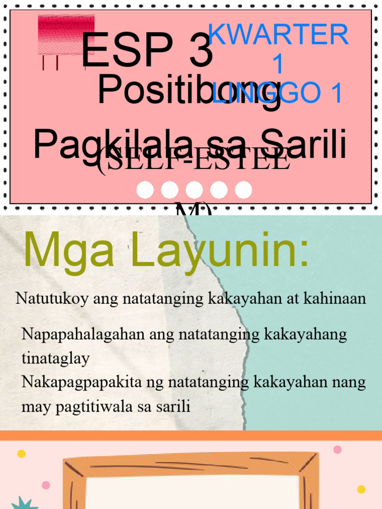 Esp3 Q1 Ppt Week 1 Pdf