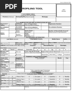 BHW Profiling Tool Registration Form | PDF | Health Care