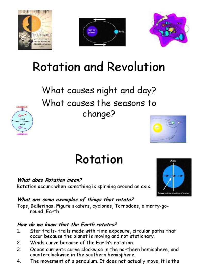Understanding Earth's Rotation and Seasons | PDF | Rotation | Earth