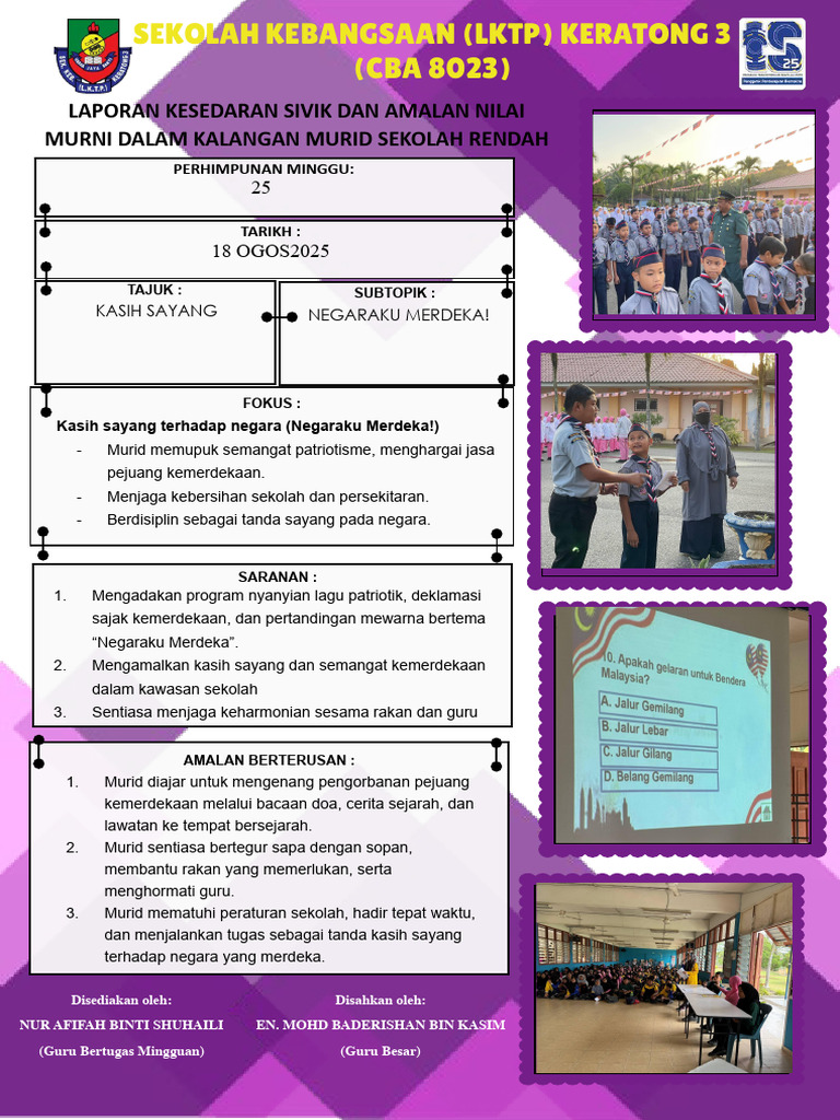 M25 Laporan Sivik | PDF