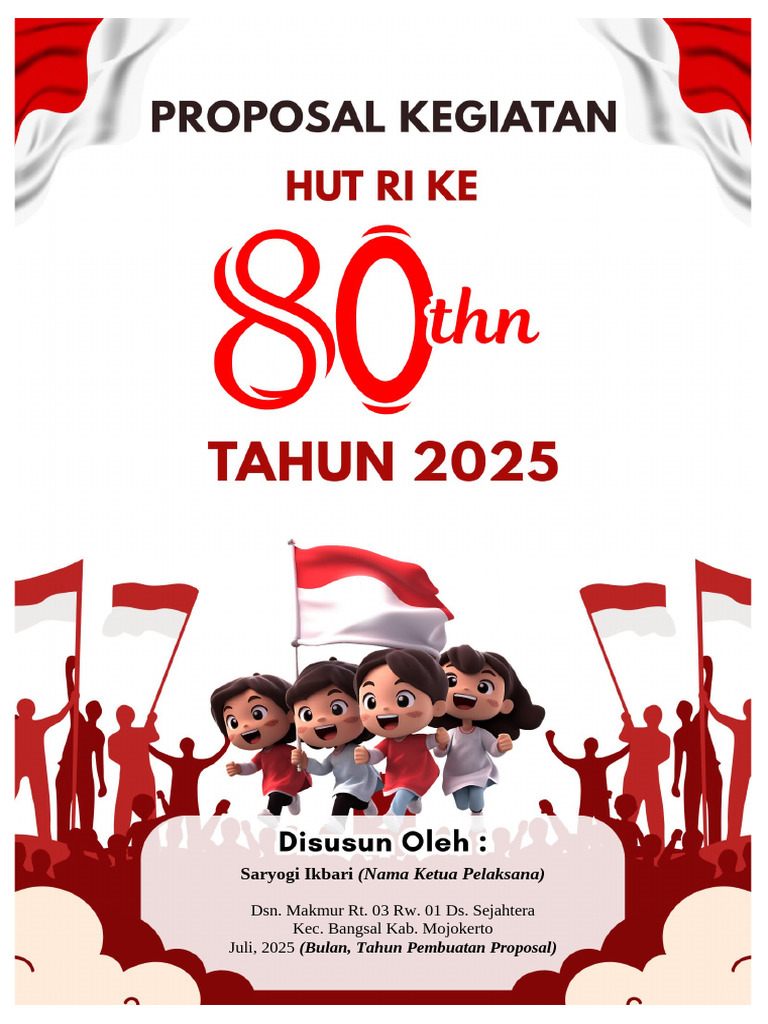 Proposal Hut Ri (Tingkat Rt) | PDF
