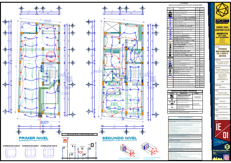 Casa Sinthia - Eléctricas IE01 | PDF | Encendiendo | Ligero