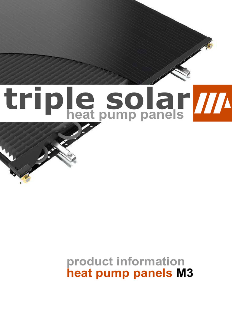 PVT Triple Solar Heat Pump Panels | PDF | Heat Pump | Pump