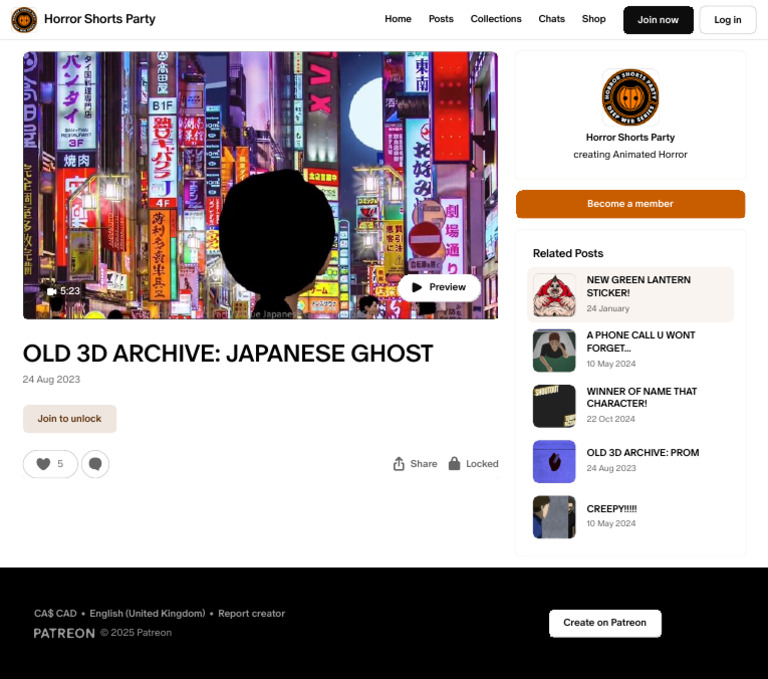 Old 3d Archive Japanese Ghost Patreon 3 | PDF