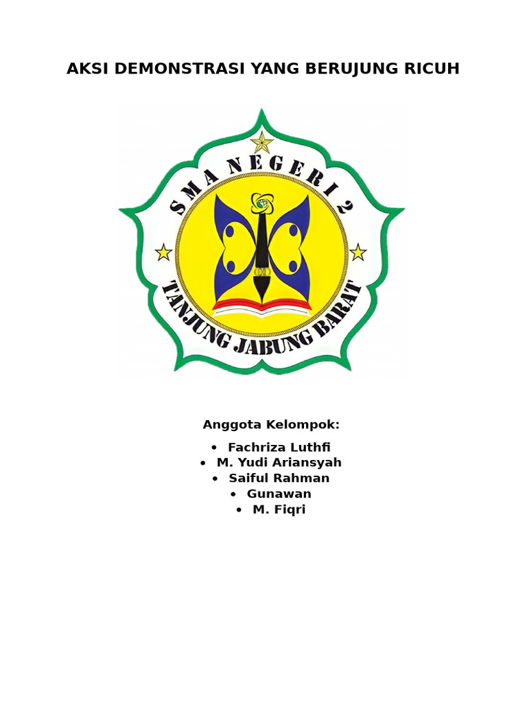 Penyebab dan Solusi Demonstrasi Ricuh | PDF