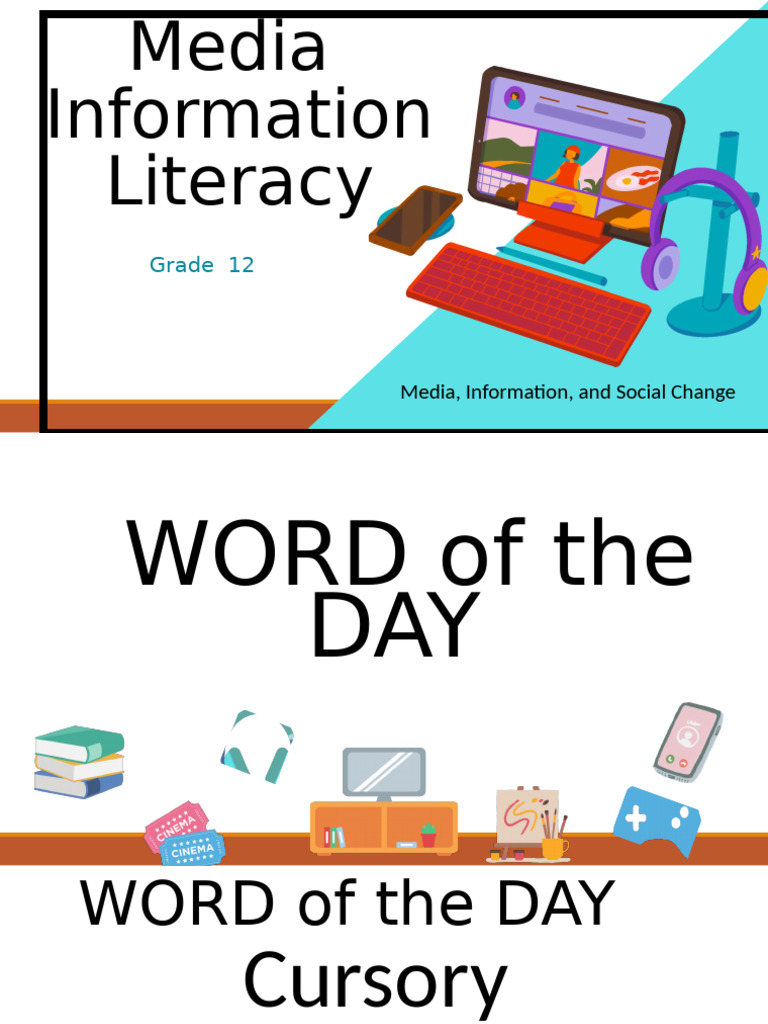 Media and Information Literacy Part 14 | PDF | Image | Animation