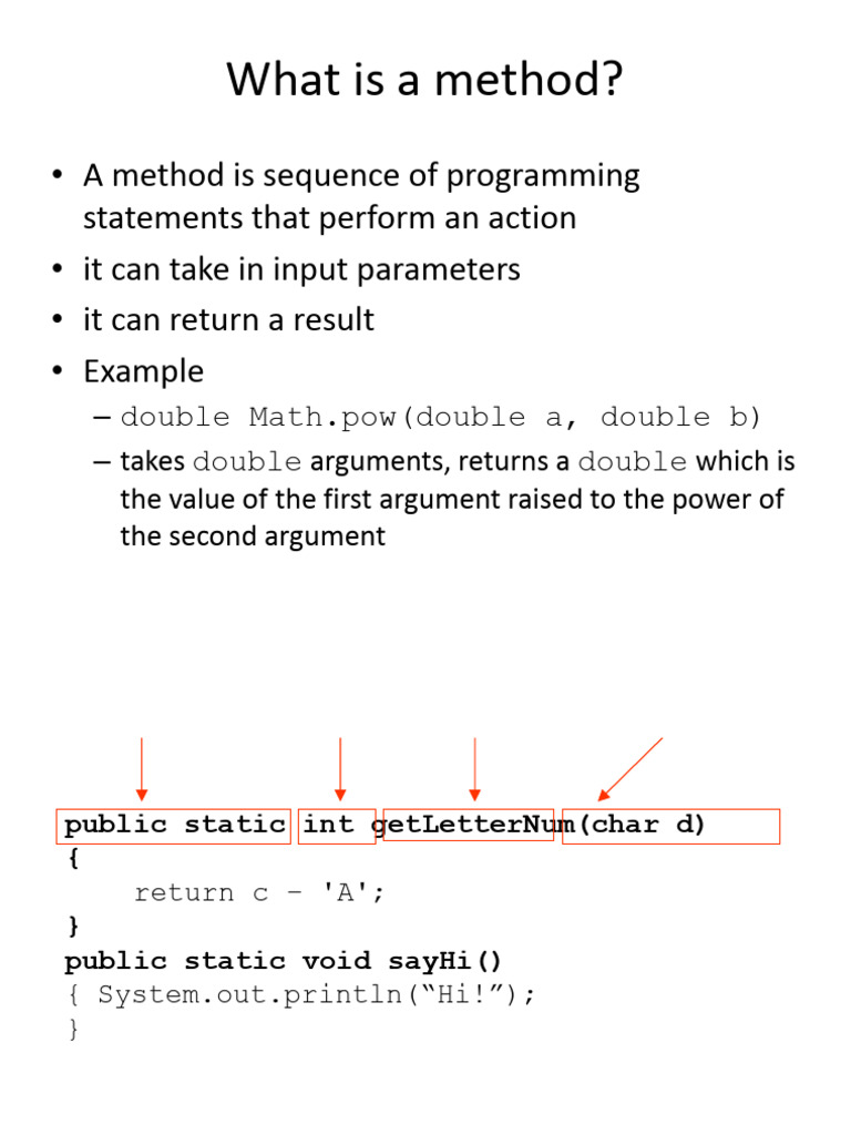英文java 讲义Lecture14 MethodsPart3 | PDF | Parameter (Computer Programming ...