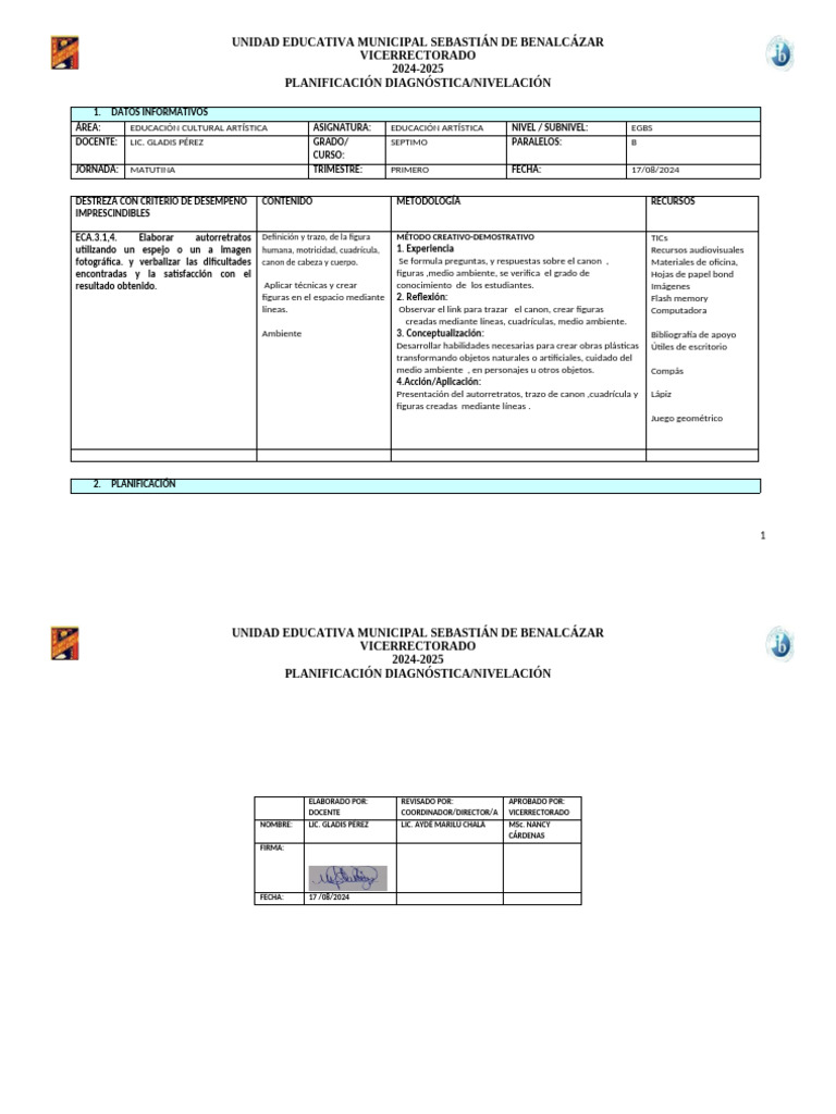 7mo-B-Planificacion-Eca-2024-2025 | PDF | Aprendizaje