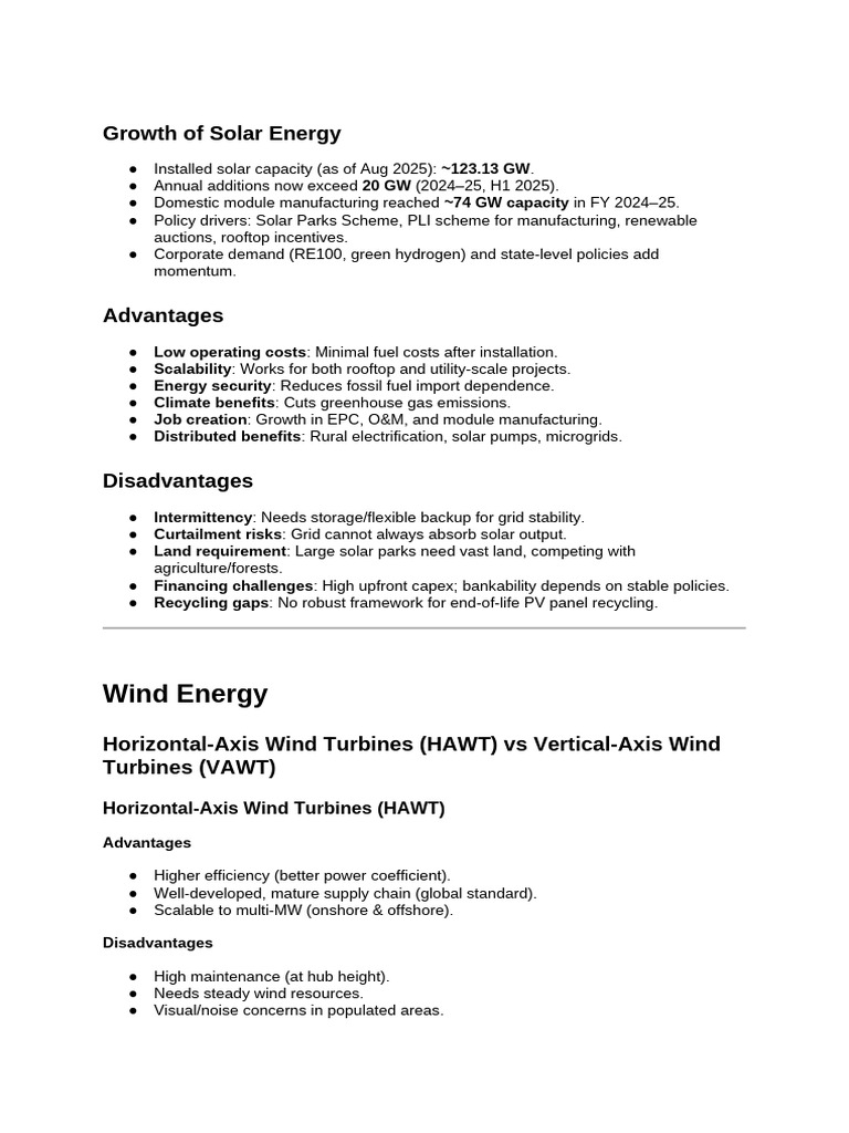 Solar and Wind Energy (RESEARCH) | PDF | Wind Power | Wind Turbine