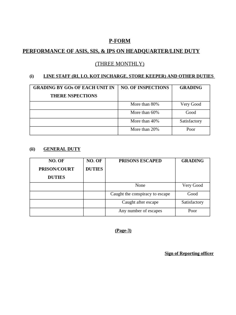 P Form Page 3-4 | PDF
