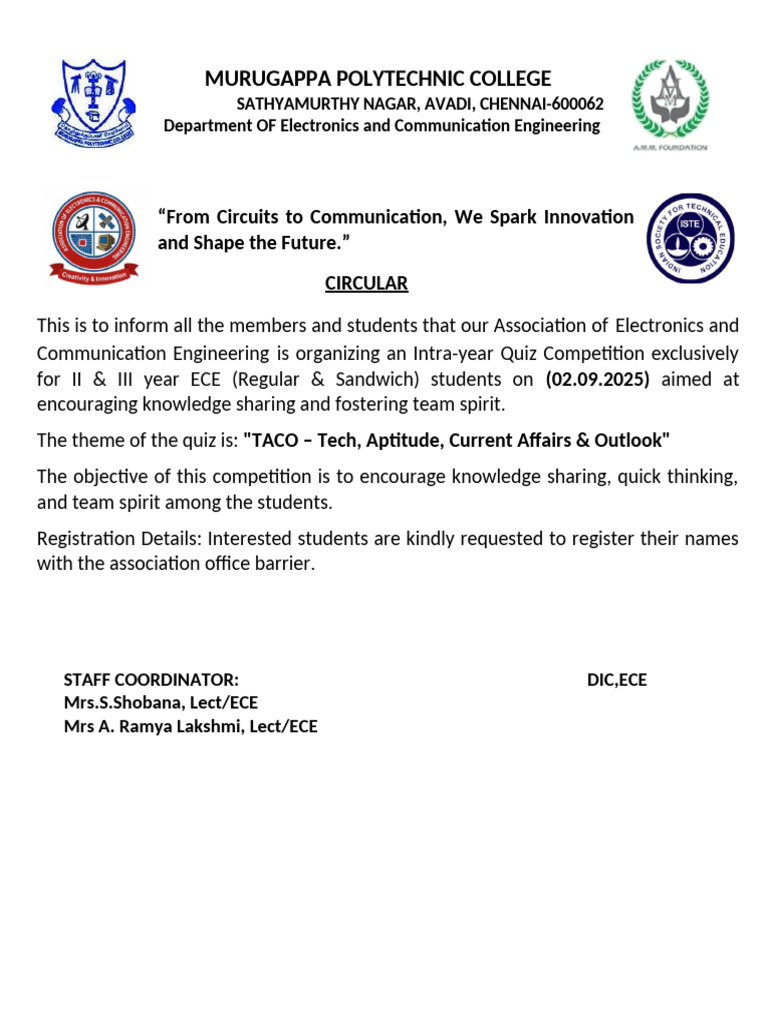 Circular | PDF