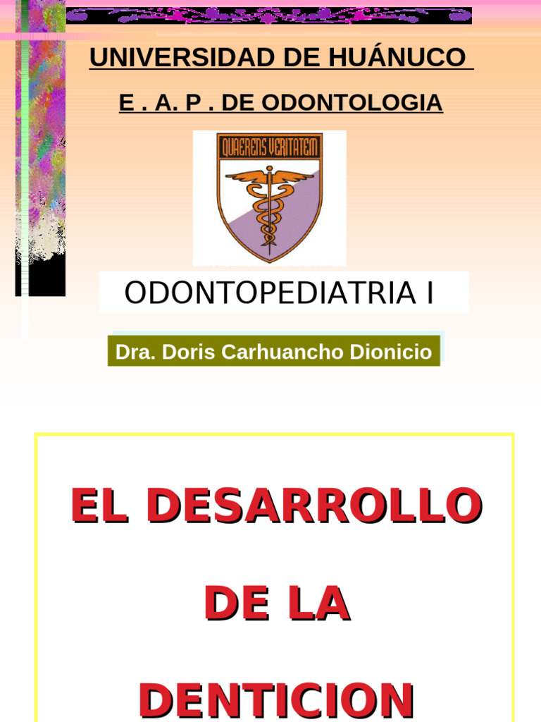 2.-Importancia de La Dentición Decidua | PDF | Diente | Odontología