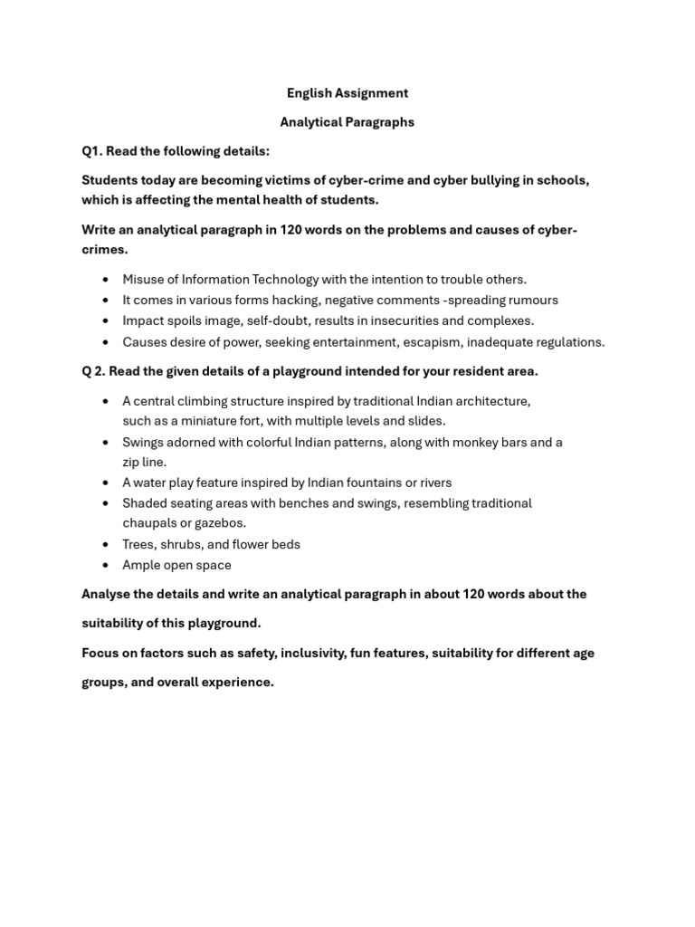 Cyberbullying Impact and Playground Analysis | PDF