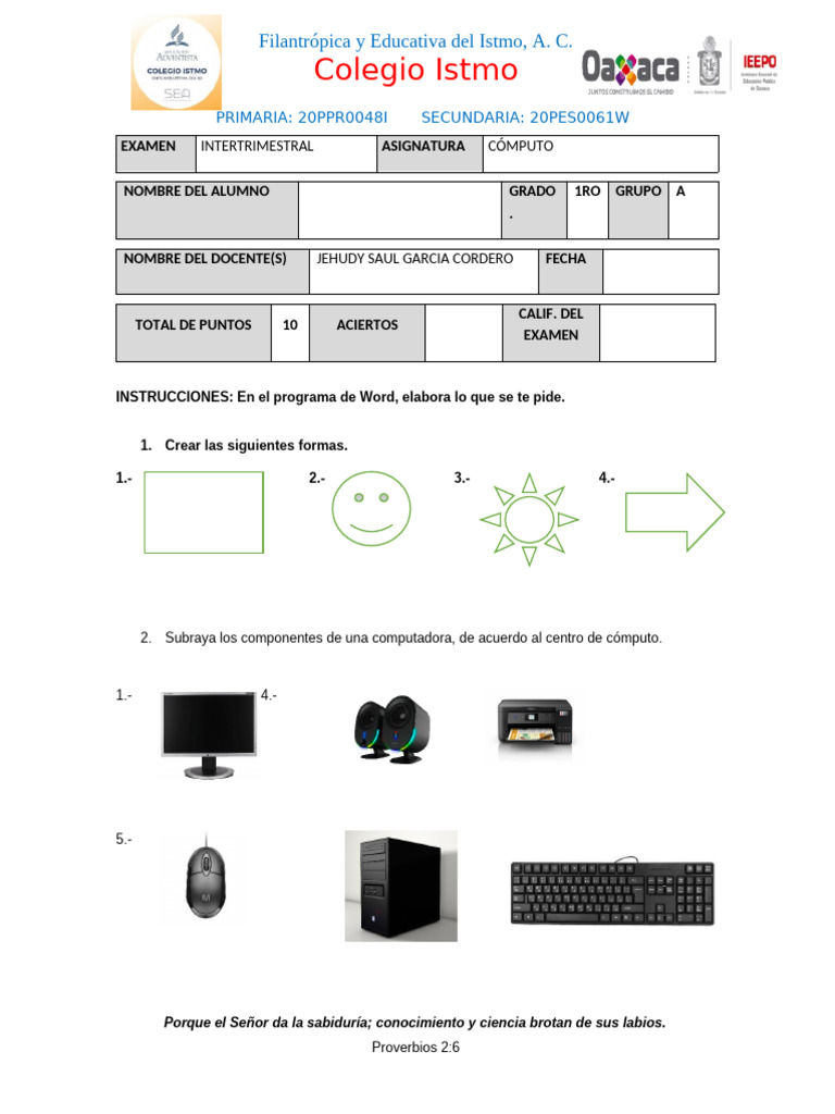 1ro Primaria | PDF