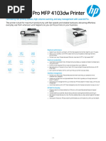 HP Color LaserJet MFP E786dn Datasheet | PDF | Image Scanner | Computing