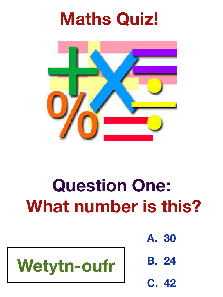 Marvellous Maths Quiz 3 | PDF