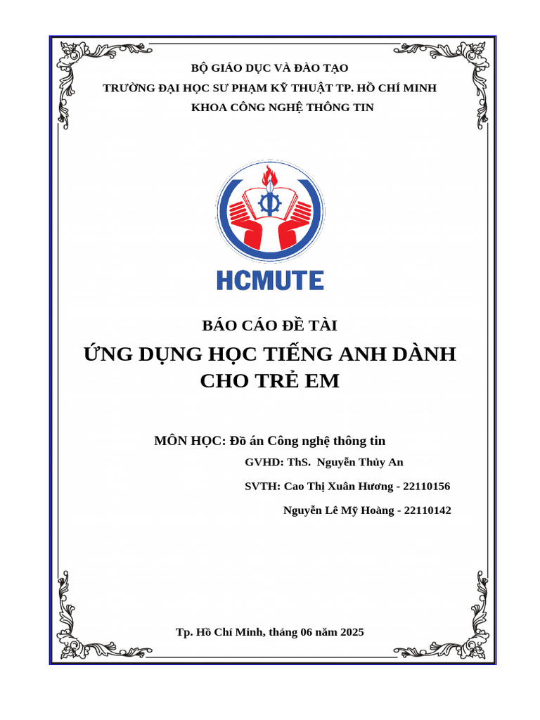 Bao Cao Do An CNTT | PDF