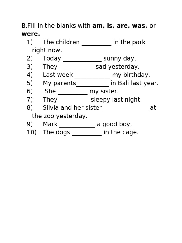 Past Tense & Present Tense | PDF