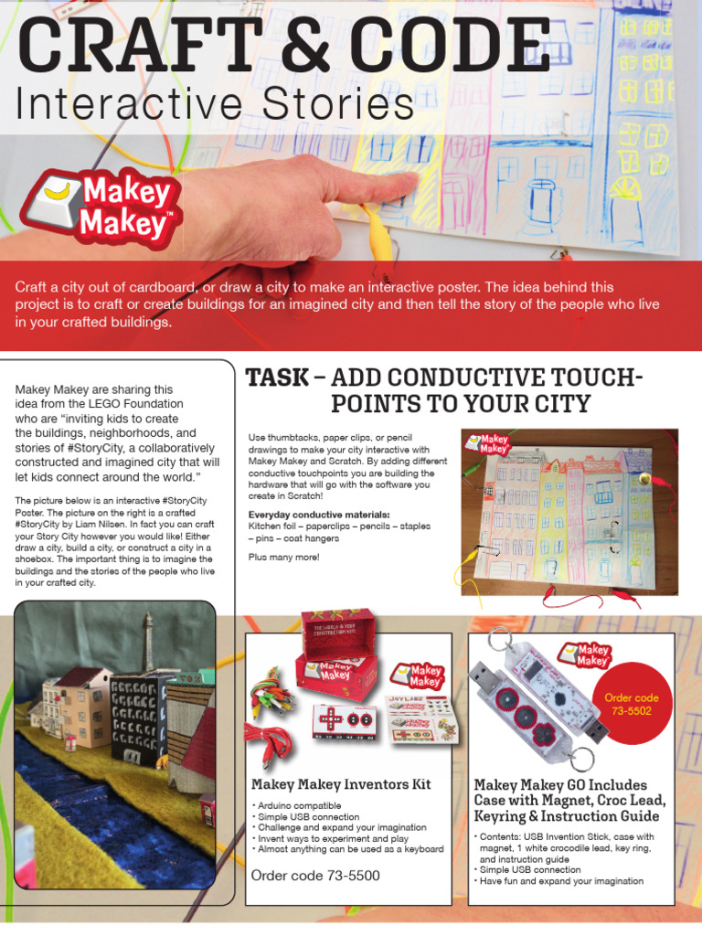 Interactive Storytelling with Makey Makey | PDF | Scratch (Programming ...