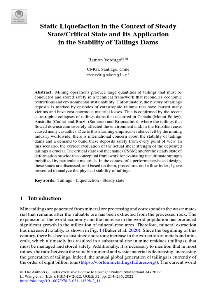 Static Liquefaction in The Context of ST | PDF | Strength Of Materials ...