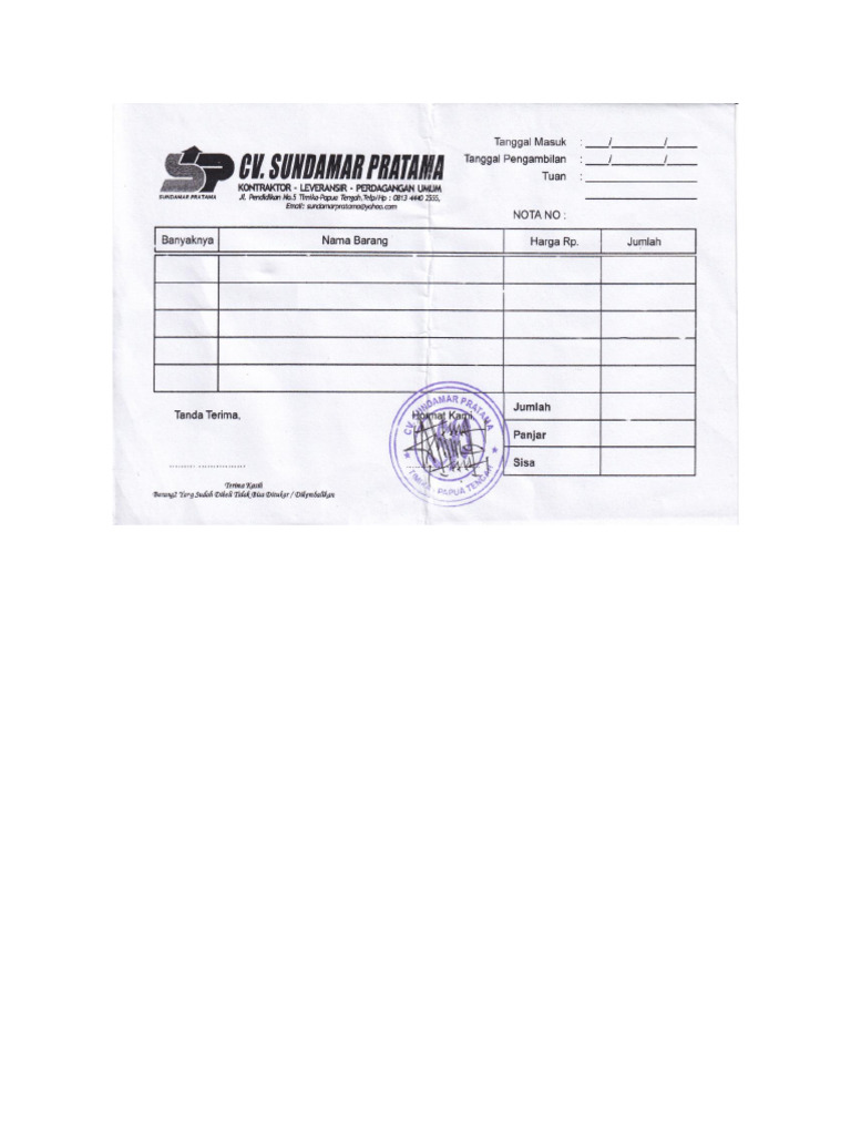 Nota Atk | PDF