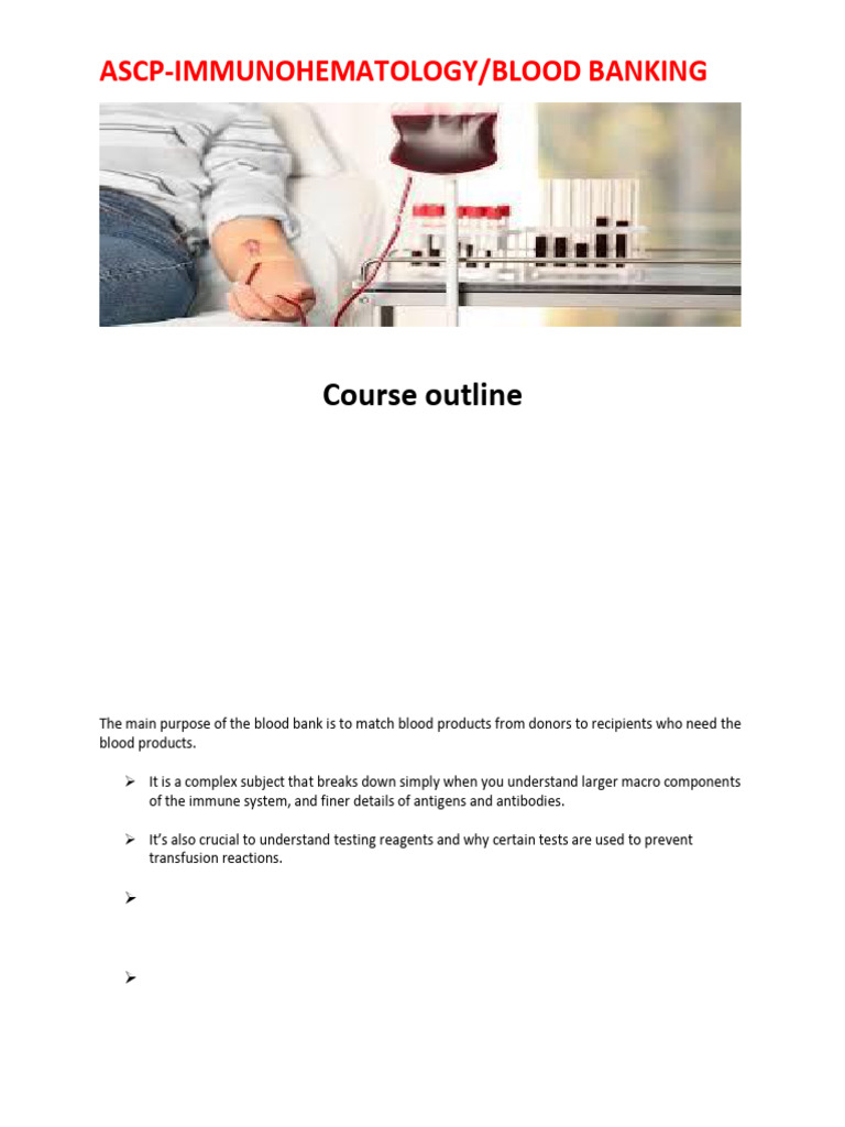 ASCP Blood Banking Simplified by Dickson | PDF | Blood Type | Blood