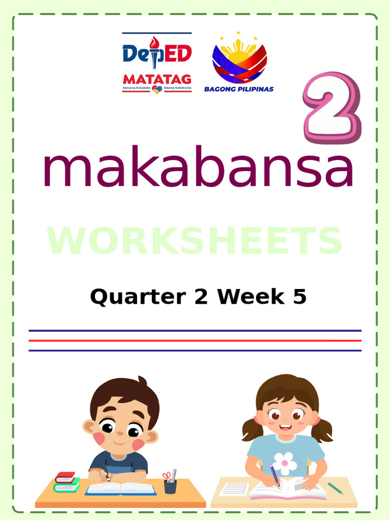 Makabansa 2 Worksheet q2 w5 | PDF