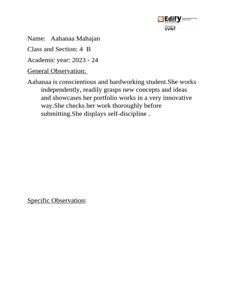 Anecdote Sample | PDF