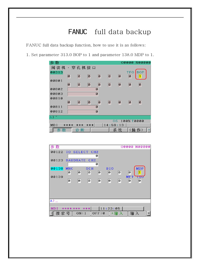 10 - FANUC Backup | PDF