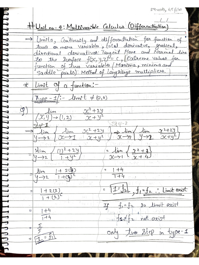 Maths Unit-4-1 | PDF