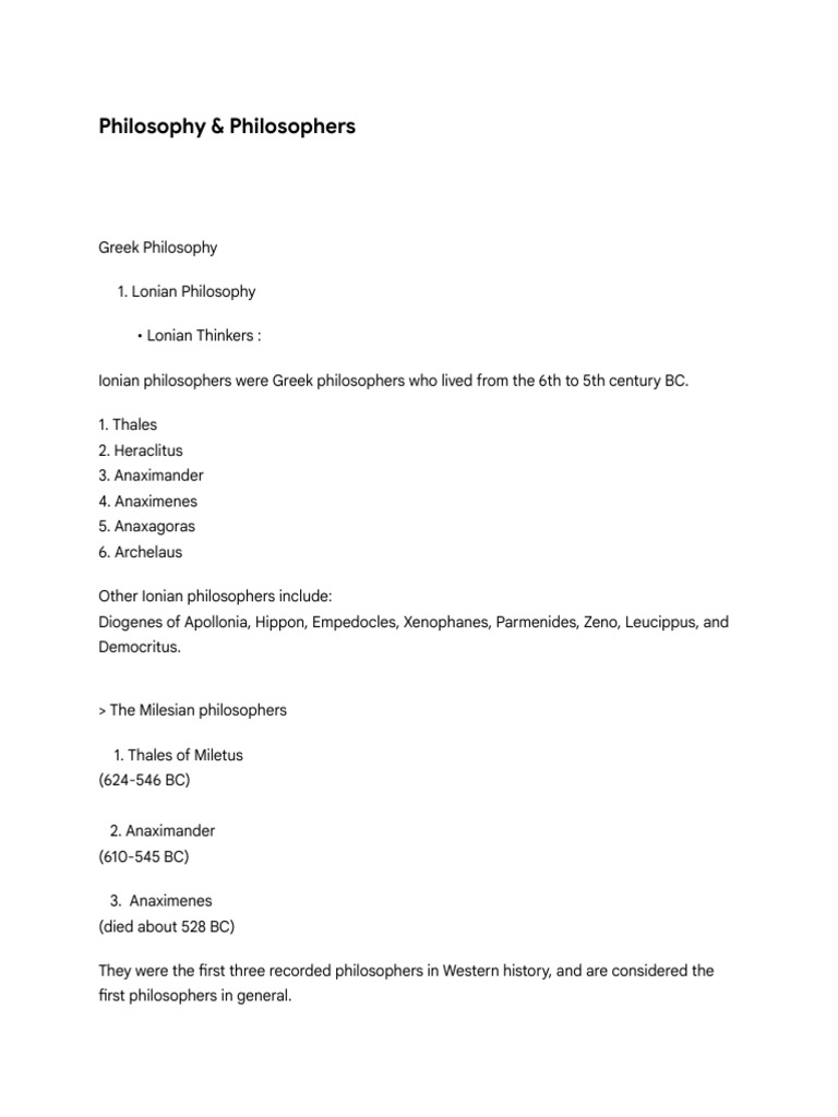 Philosophers | PDF