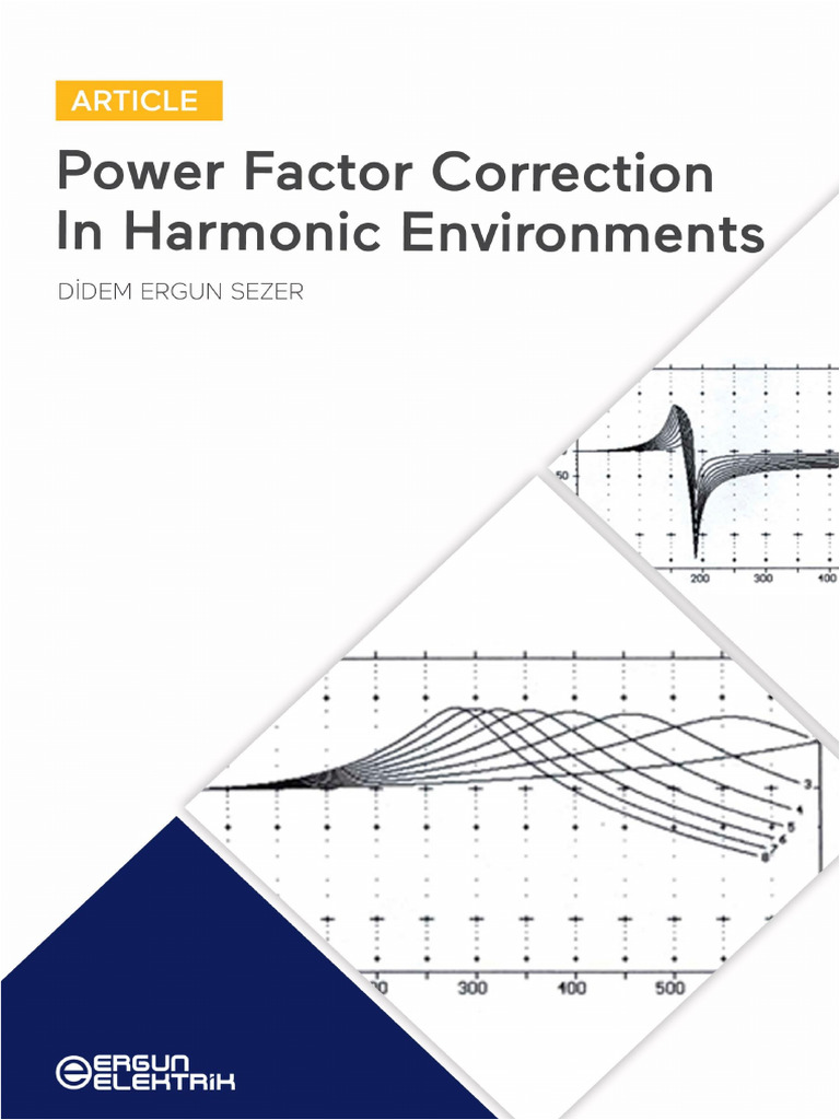 Power Factor Correction in Harmonics | PDF | Capacitor | Resonance
