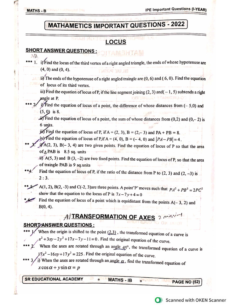 Maths 1B | PDF