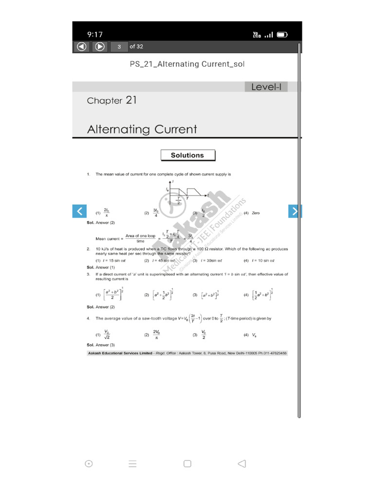 Alternating Current | PDF