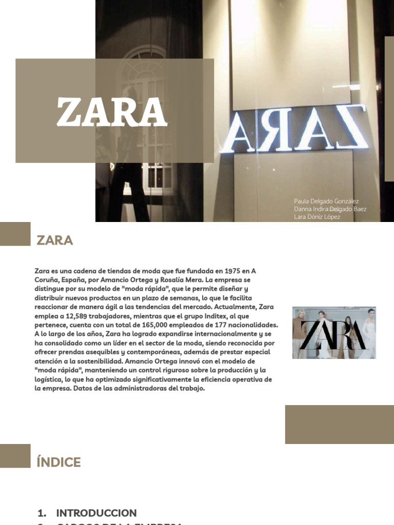 Historia y Estrategia de Zara | PDF | Moda