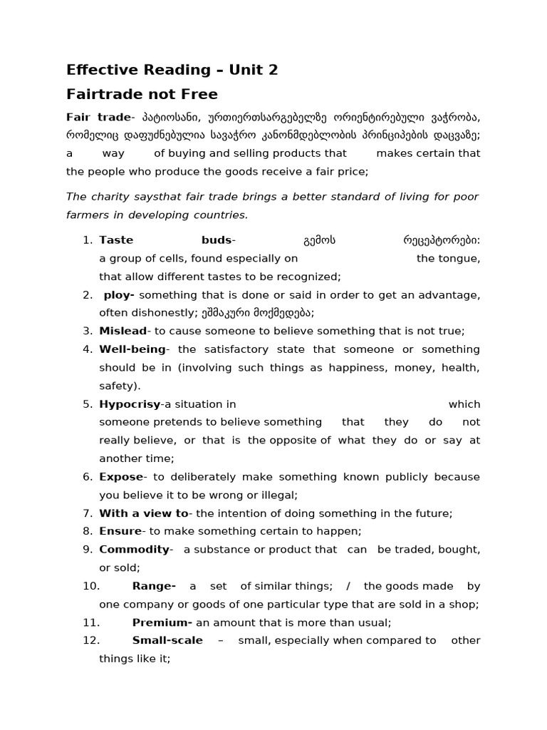 Understanding Fairtrade Principles | PDF | Fair Trade | Sweatshop